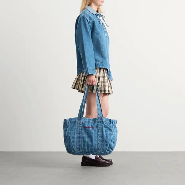 DAMSON MADDER Denim Tote Bag