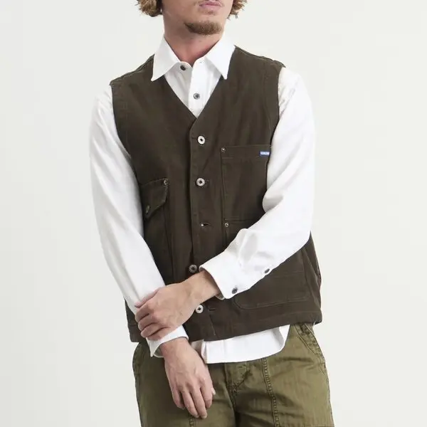 DUBBLEWARE Bradford Multi Pocket Field Vest Jacket