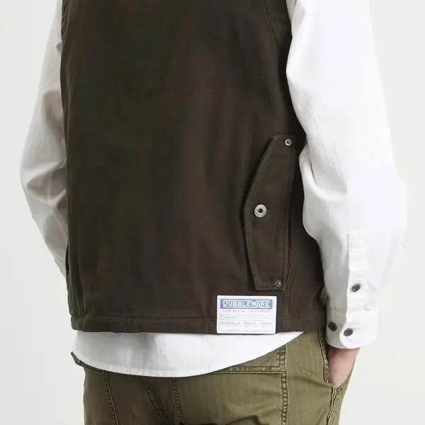 DUBBLEWARE Bradford Multi Pocket Field Vest Jacket