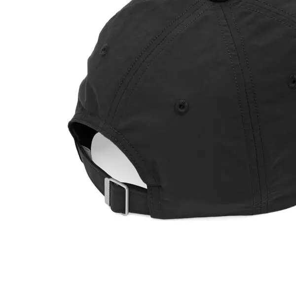 DANTON Nylon Taffeta 6 Panel Cap - Black