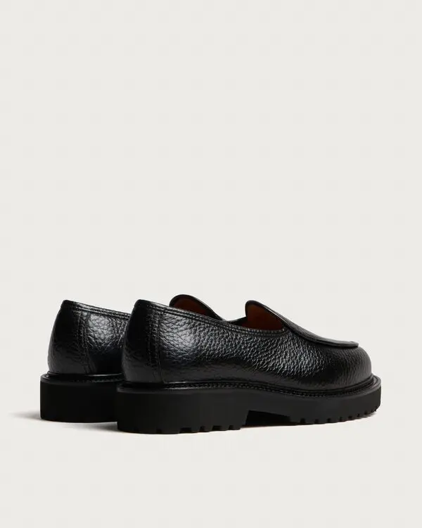 JACQUES SOLOVIERE Moli Grain Lug Loafer