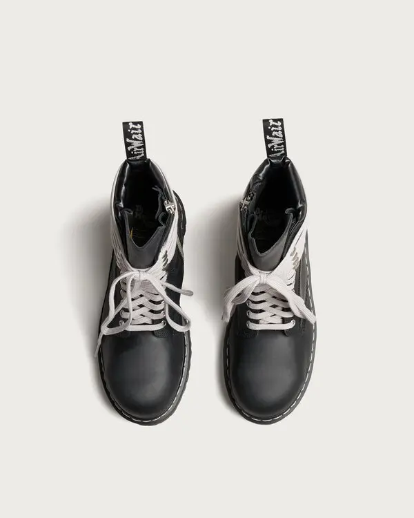 Rick Owens X Dr. Martens Quad Sole Steel Toe Boot