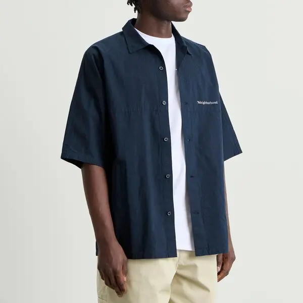NEIGHBORHOOD Dolman Logo Shorts Sleeve Shirt