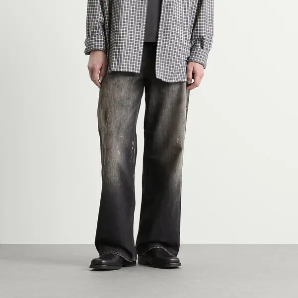 Acne Studios 1981 Trafalgar Wash Wide Leg Jeans