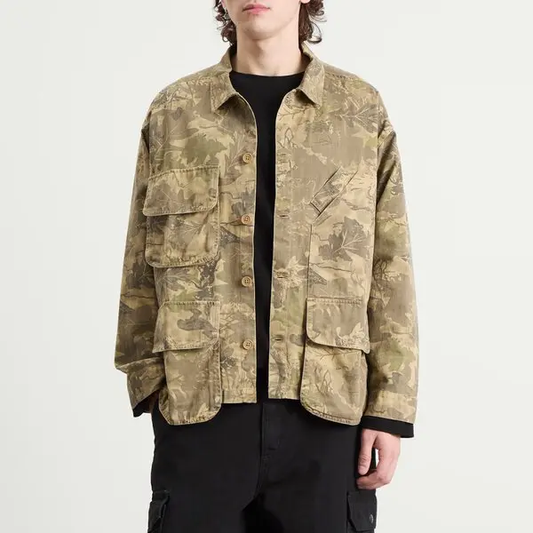 BRAIN DEAD Twill Military Shirt Jacket