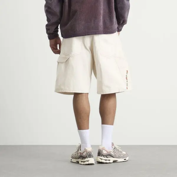 STORY MFG. Hand Embroidered Lush Carpenter Shorts