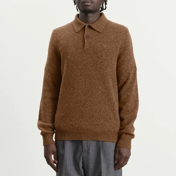 JIL SANDER Wool Cashmere Polo