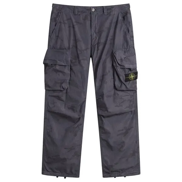 Stone Island Faded Camo Ripstop-tc Cargo Trousers
