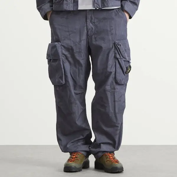 Stone Island Faded Camo Ripstop-tc Cargo Trousers
