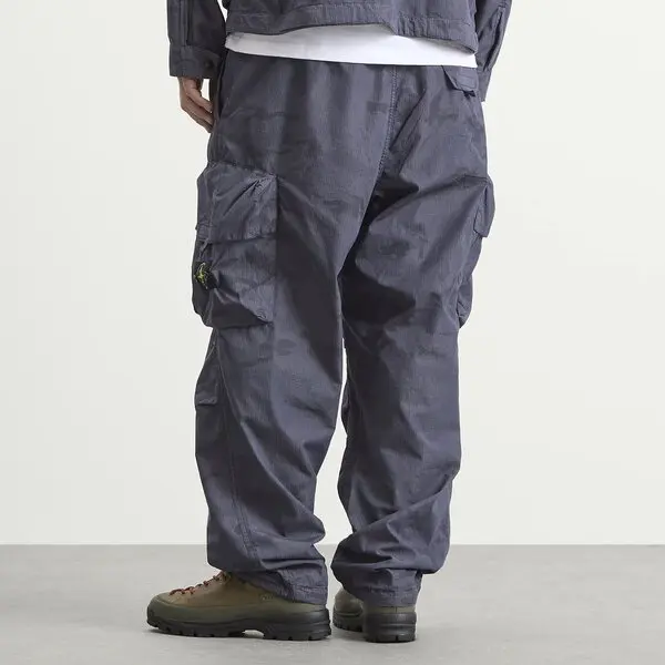 Stone Island Faded Camo Ripstop-tc Cargo Trousers