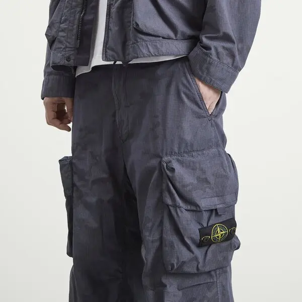 Stone Island Faded Camo Ripstop-tc Cargo Trousers