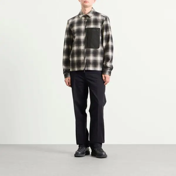 Moncler Cornisello Check Shirt Jacket