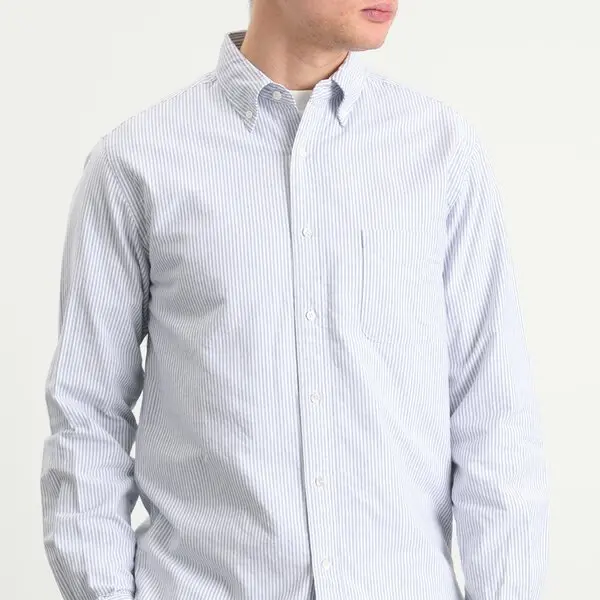 BEAMS Button Down Candy Stripe Shirt