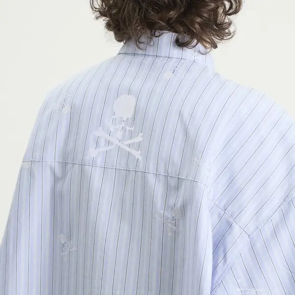 MASTERMIND WORLD Loose Fit Multi Stripe Shirt