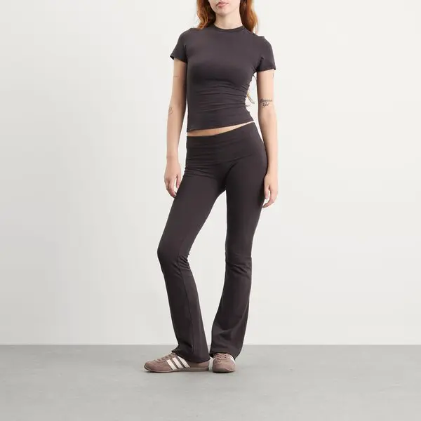 SKIMS Cotton Jersey Foldover Pant