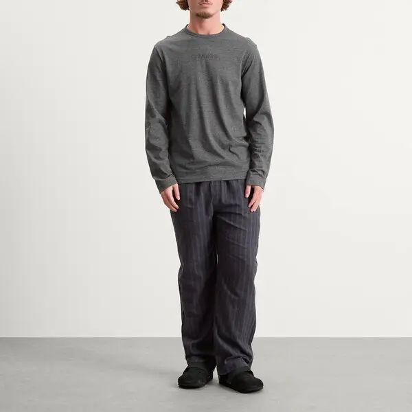Calvin Klein Flannel Pyjama Set | Size: | 100% Cotton | End Clothing