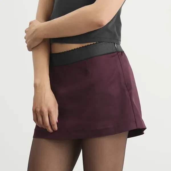 SKIMS Stretch Satin Mini Skirt