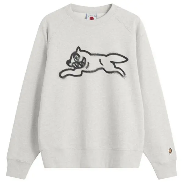 ICECREAM Spray Paint Running Dog Sweatshirt