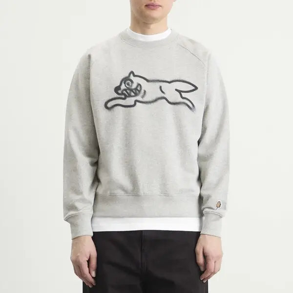 ICECREAM Spray Paint Running Dog Sweatshirt