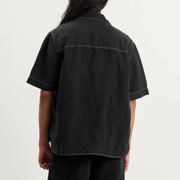 Amiri Script Linen Shirt