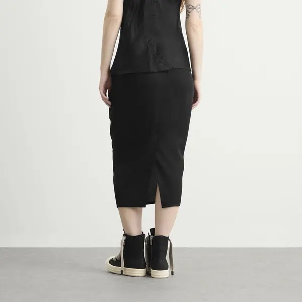 Rick Owens Zipped Shorts Pillar Skirt