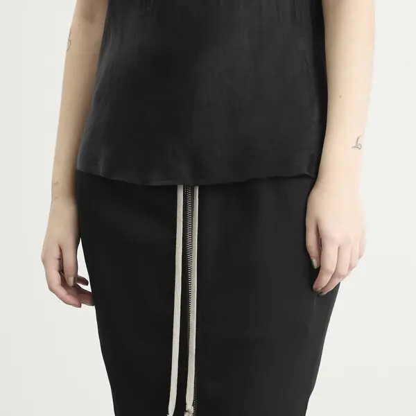 Rick Owens Zipped Shorts Pillar Skirt