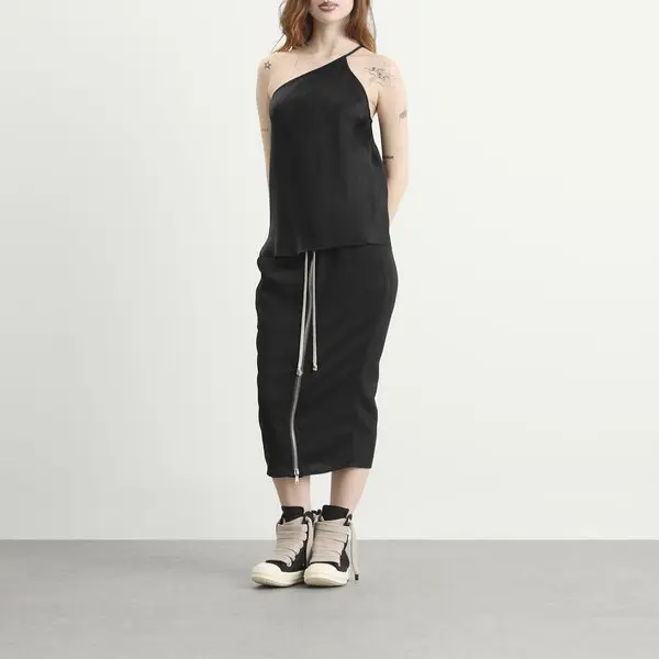 Rick Owens Zipped Shorts Pillar Skirt