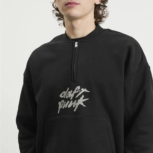 PLEASURES Primetime Quarter Zip Sweatshirt