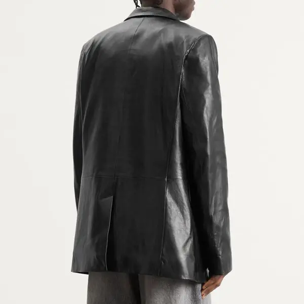 Acne Studios Leather Blazer Jacket