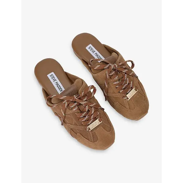 Steve Madden Asiel Suede Backless Trainers