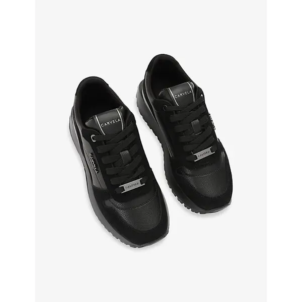 Carvela Delfina Suede And Leather Trainers