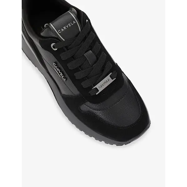 Carvela Delfina Suede And Leather Trainers