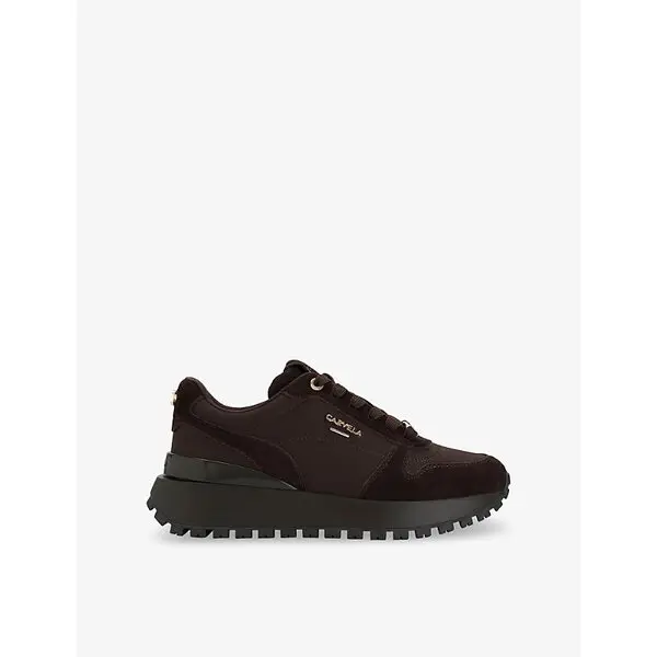 Carvela Delfina Suede And Mesh Trainers