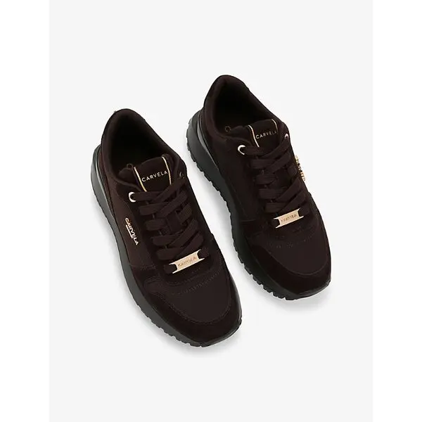 Carvela Delfina Suede And Mesh Trainers