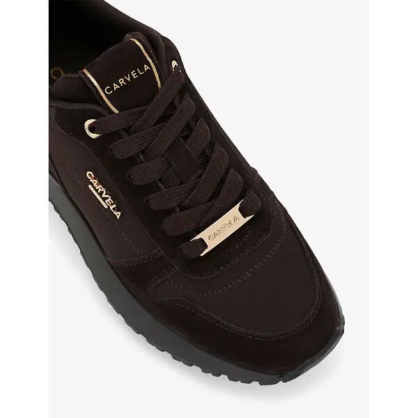 Carvela Delfina Suede And Mesh Trainers