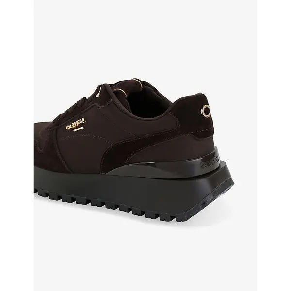 Carvela Delfina Suede And Mesh Trainers