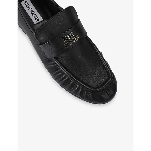 Steve Madden Crimsen Branded Leather Loafers