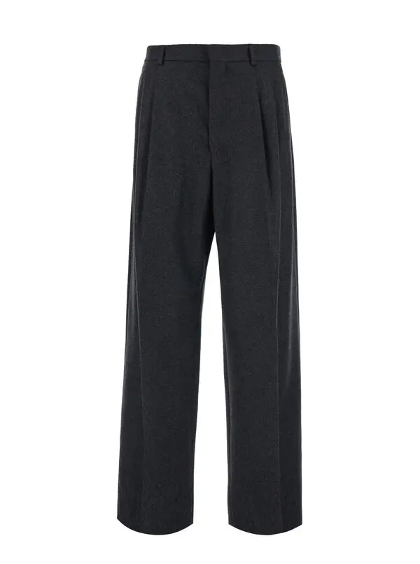 Emporio Armani Essential Fit Wool-blend Trousers