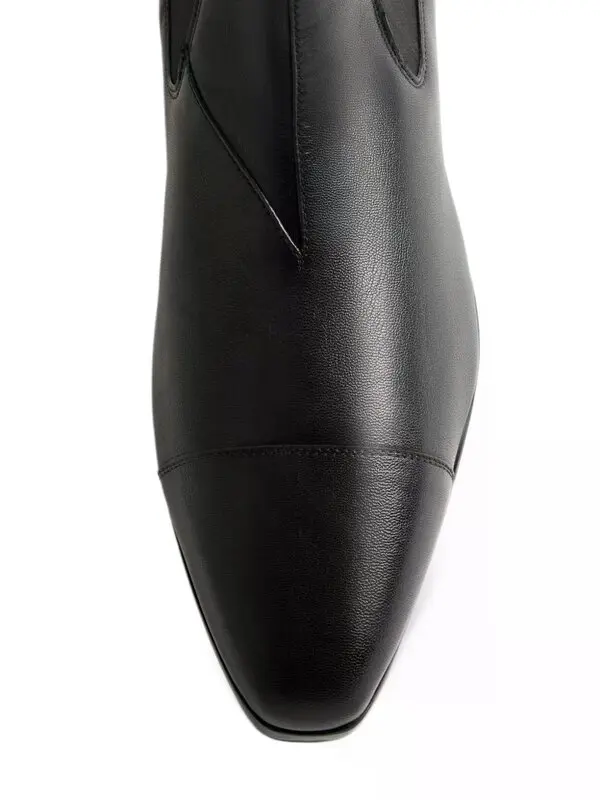 Valentino Garavani Mockers Ankle Boots In Kidskin