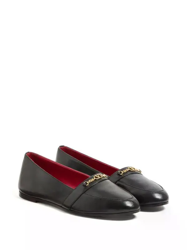 Valentino Garavani Tudiant Nappa Leather Loafers - Black
