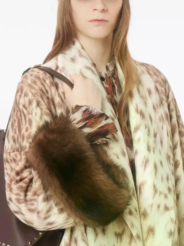 Valentino Garavani Silk Shirt With Animalier Print