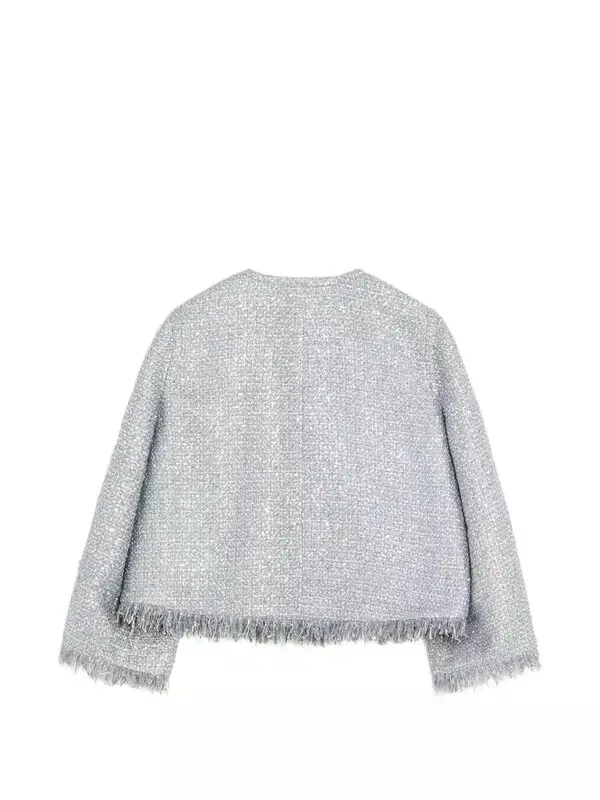 Valentino Garavani Vlogo Signature Fringed Jacket
