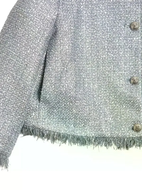 Valentino Garavani Vlogo Signature Fringed Jacket