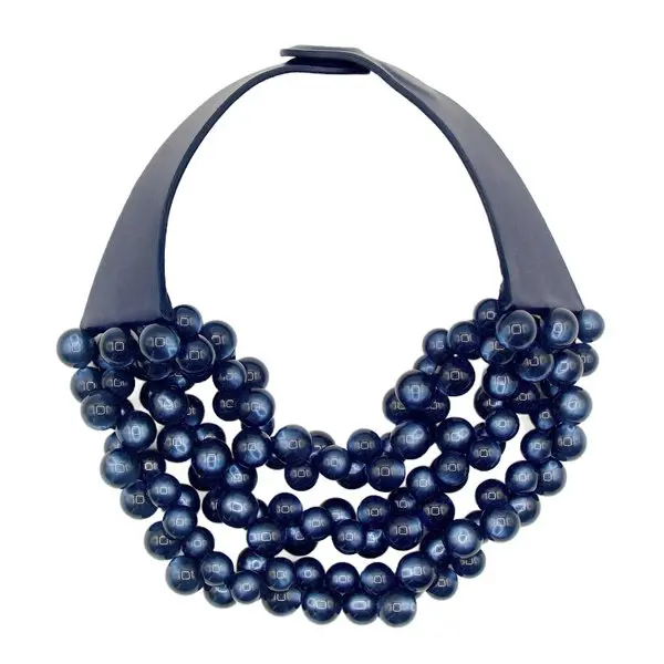 Fairchild Baldwin The Bubble Midnight Navy Necklace - Blue