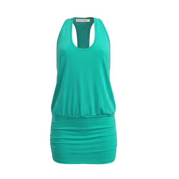 LOVE AND NOSTALGIA Speed Racer Dress Jade - Green