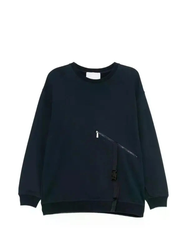 PORTS V Buckle-detail Sweatshirt