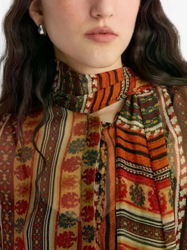 Diane Von Furstenberg Garcele Blouse