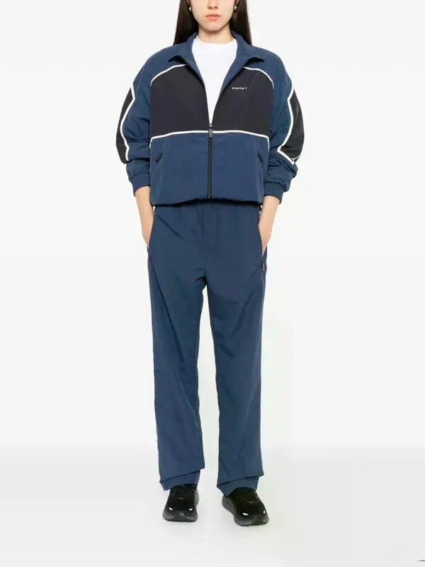 PORTS V Colour-block Panelled Jacket