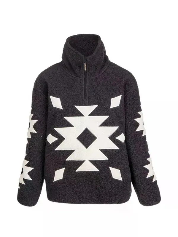 BRUNOTTI Charley Geometric-pattern Fleece Sweater