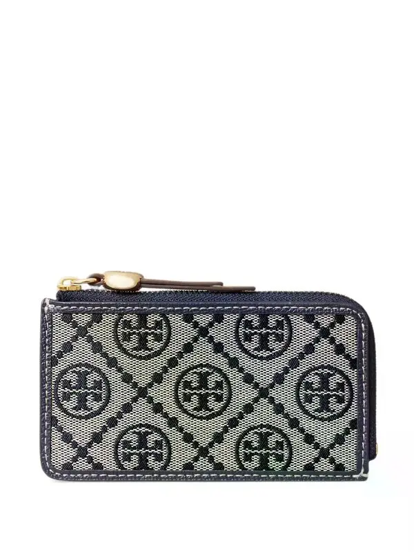 Tory Burch T Monogram Romy Zip Card Case